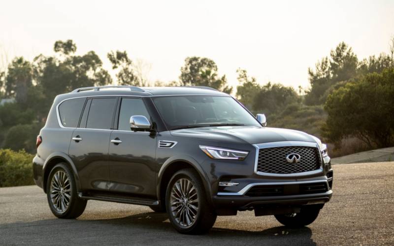 Comparison - Ford Explorer ST-Line 2022 - vs - Infiniti QX80 4WD 2022 ...