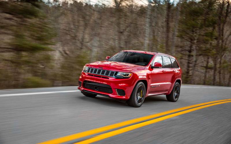 Comparison - Jeep Grand Cherokee Trackhawk Supercharged 2018 - vs ...